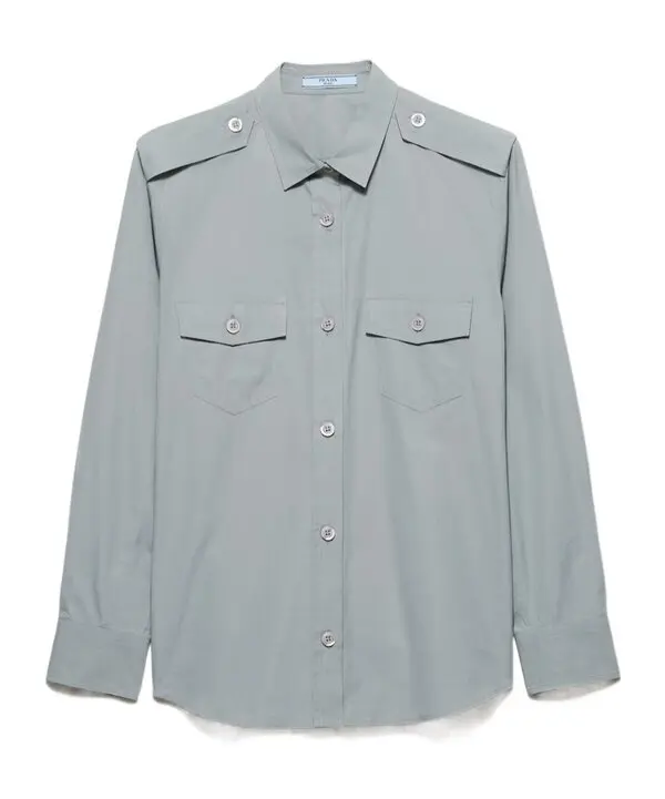 Prada Long-sleeved Button-up Shirt - No