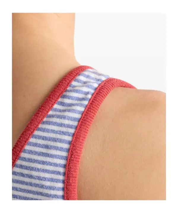Prada Striped Crewneck Tank Top