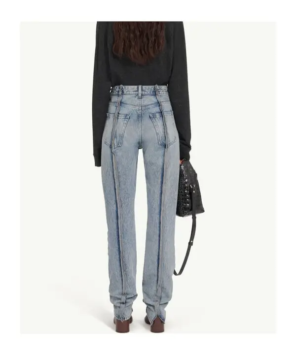 MAISON MARGIELA Five-pocket Split-leg Denim Pants