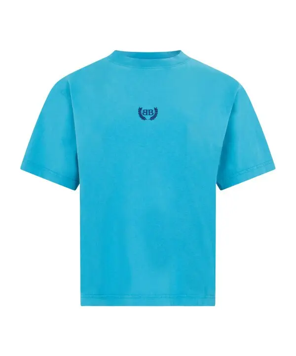 Balenciaga Laurel Classic Medium-fit T-shirt - Blue