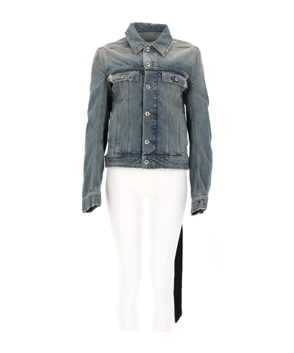 Rick Owens Distressed Denim Jacket