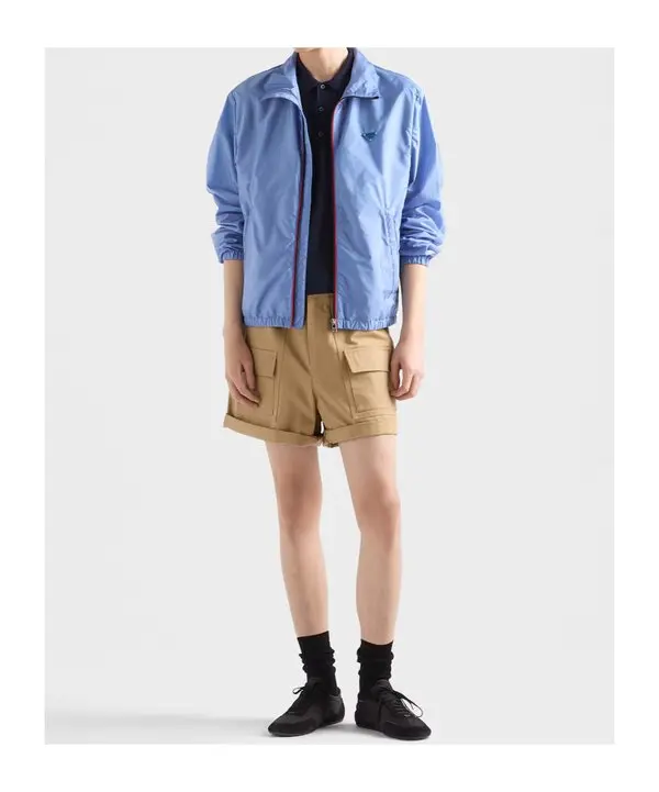 Prada Buttoned Short-sleeve Polo Shirt
