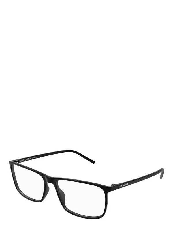 Saint Laurent Rectangular Eyeglasses - Black