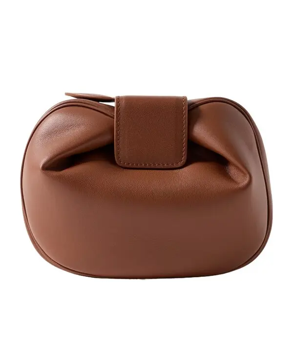 Gabriela Hearst Demi Clutch - Brown