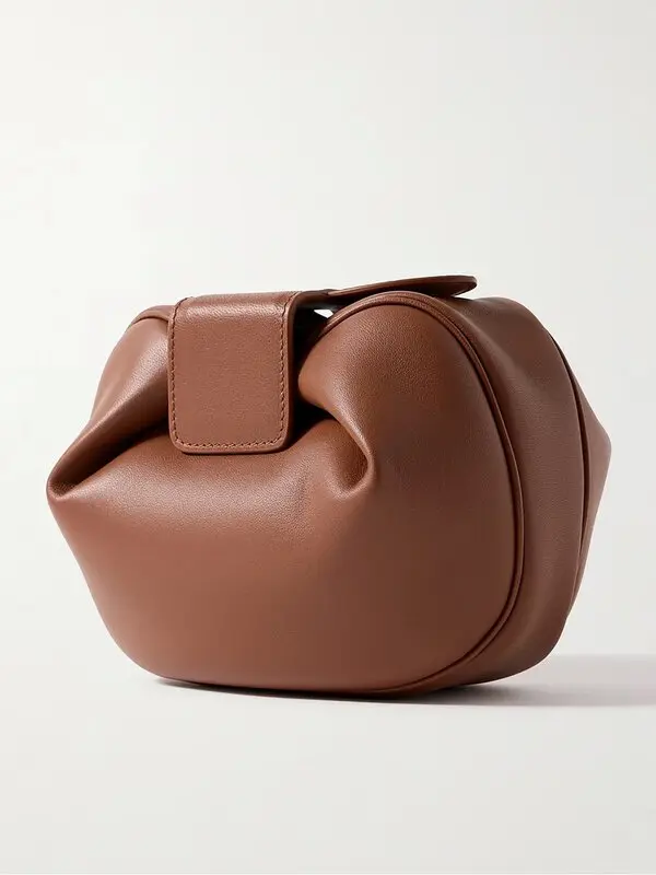 Gabriela Hearst Demi Clutch - Brown