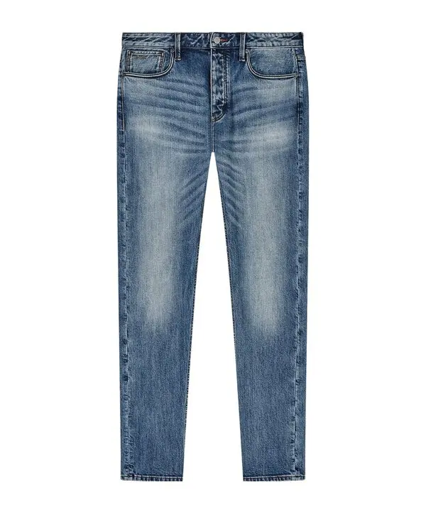 Emporio Armani Slim-fit Faded Jeans - Blue