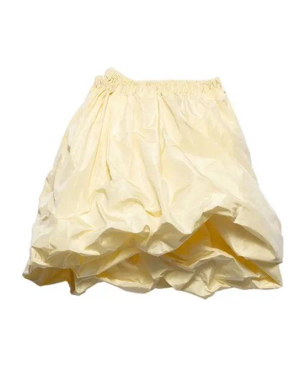 Prada Technical Taffeta Skirt - Nude