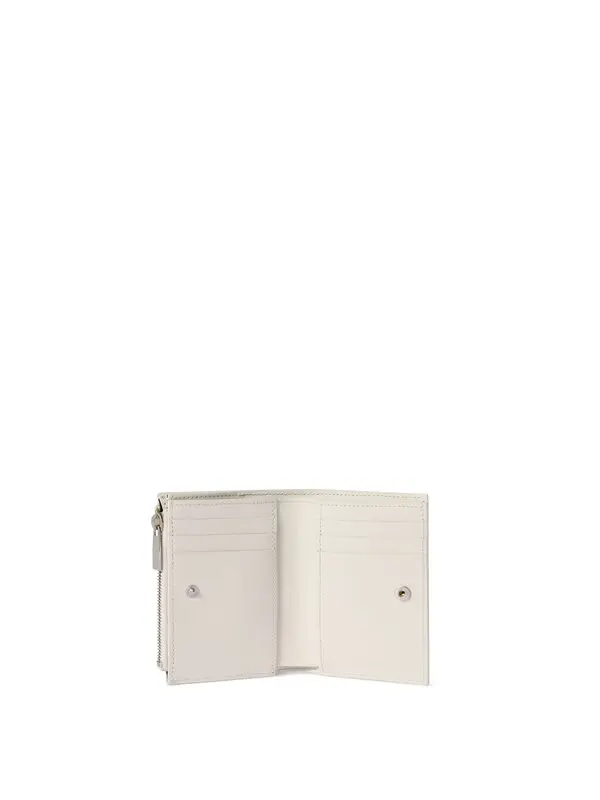 Off-White Jitney Quote Zipped Bifold Wallet - White