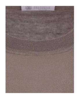 Brunello Cucinelli Crewneck Knitted Jumper - Gray