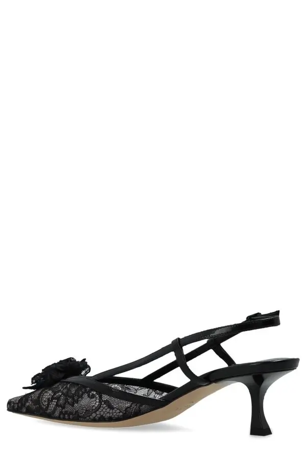 JIMMY CHOO Mimmi 50 Slingback Pumps - Black
