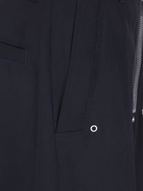 Rick Owens Zipped Trousers - Black