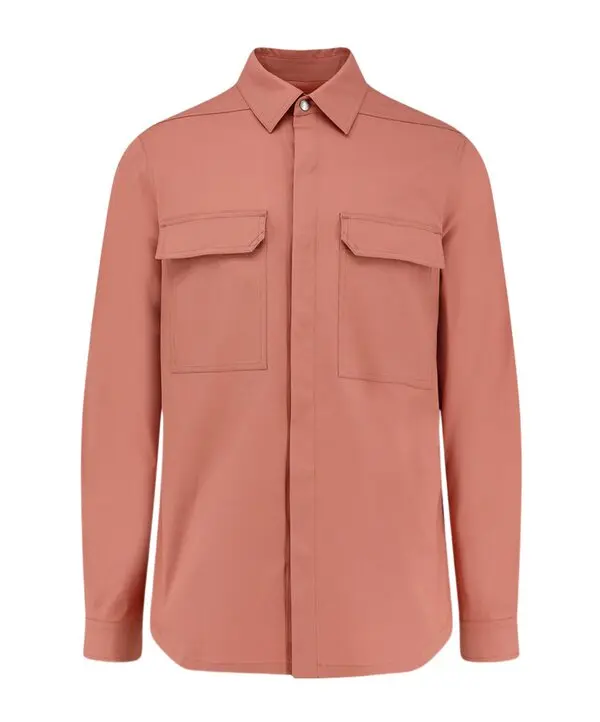 Rick Owens Long Sleeve Shirt - Coral