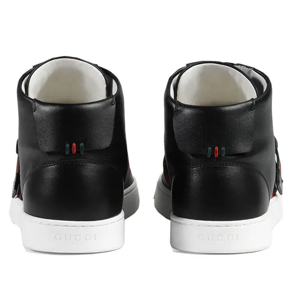 Gucci Strapped High-top Casual Sneakers