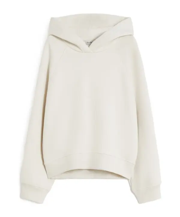 Max Mara Long Sleeve Hoodie - Sand-colored