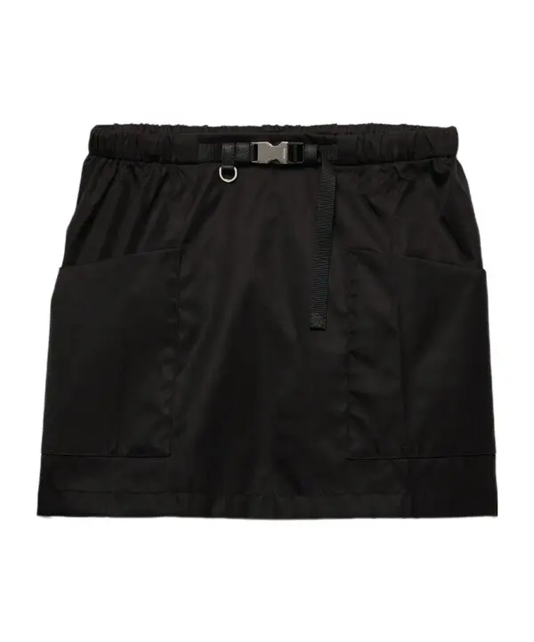 Prada Belted Skirt - Black