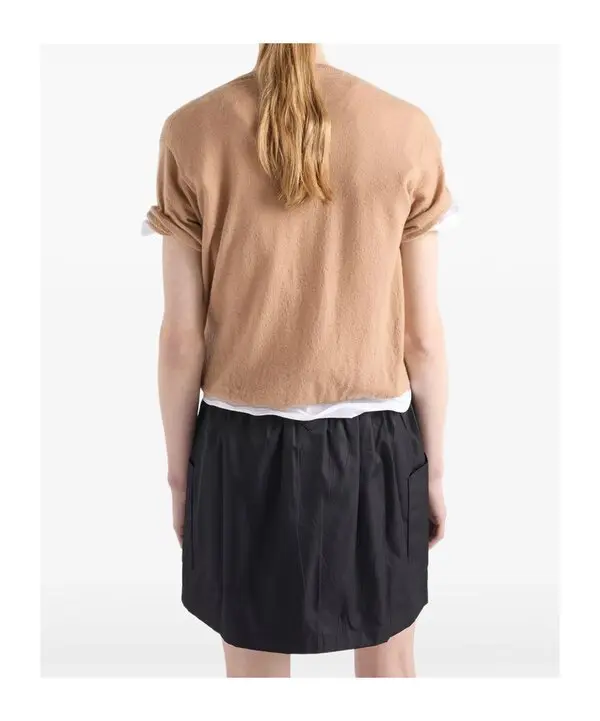 Prada Belted Skirt - Black