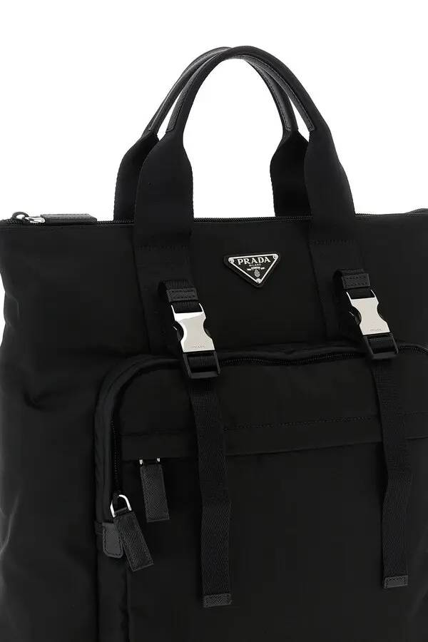Prada Logo Tote Bag