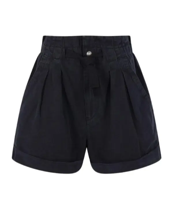 Isabel Marant Étoile Nirma Pleated Drawstring Shorts