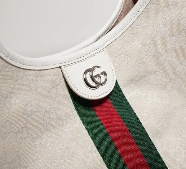 Gucci Giglio Large Tote Bag - Ivory