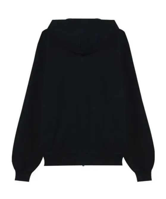 Burberry Embroidered Logo Zip Hoodie - Black