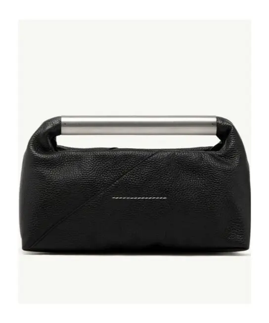 MAISON MARGIELA Japanese Metal-handle Clutch Bag