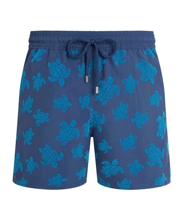 Vilebrequin Turtle Print Swim Shorts - Blue