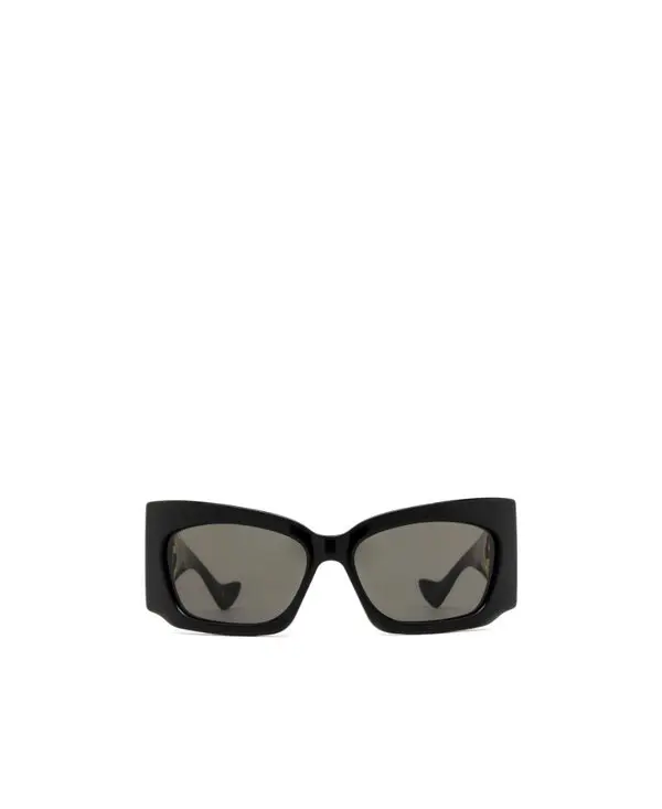 Gucci Geometric Frame Sunglasses - Black
