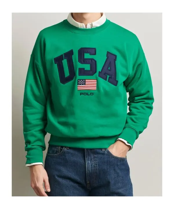 Polo Ralph Lauren Fit Usa Flag Sweatshirt