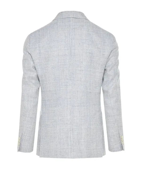 LARDINI Single-breasted Checked Jacket