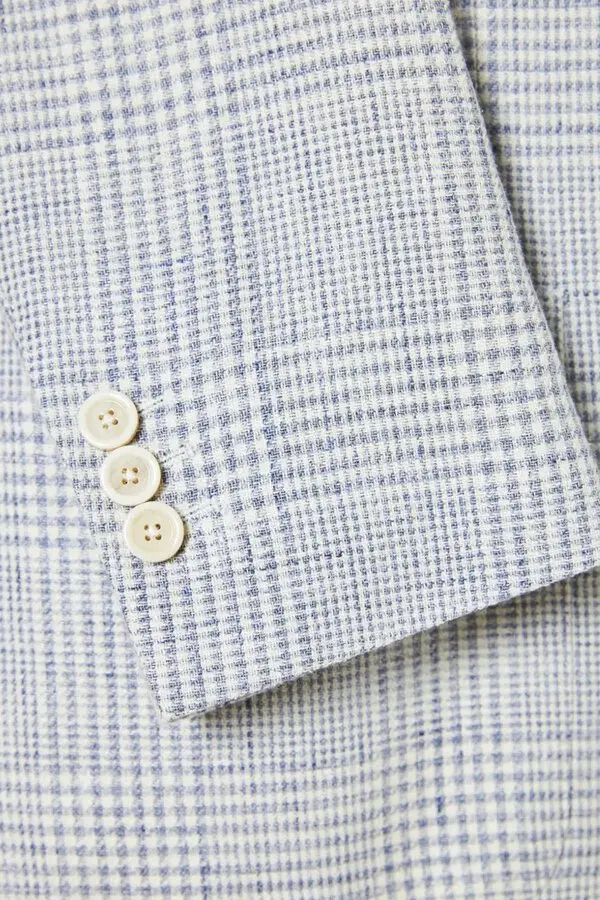 LARDINI Single-breasted Checked Jacket
