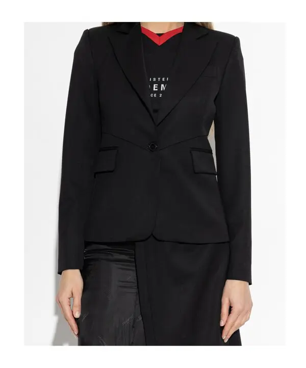 Vetements Button Wool Blazer