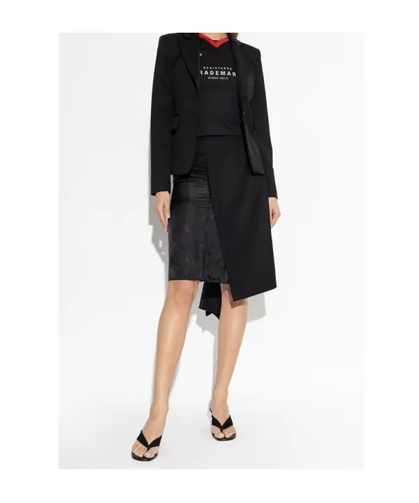 Vetements Button Wool Blazer