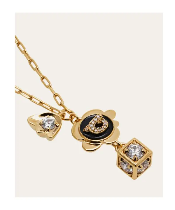 FERRAGAMO Gancini Embellished Necklace