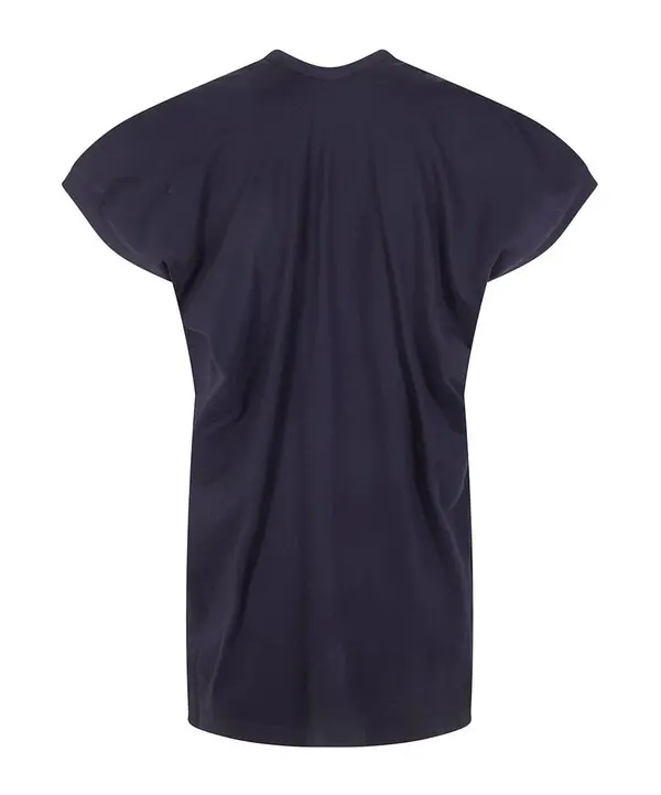Dries Van Noten V-neck T-shirt With Cap Sleeves And Draping