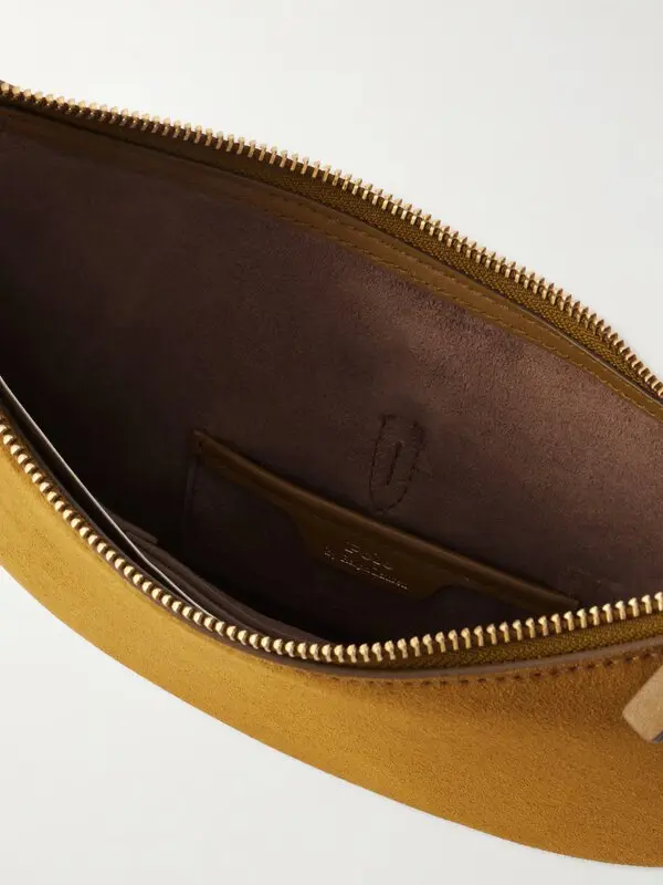 Polo Ralph Lauren Suede Shoulder Bag - Brown