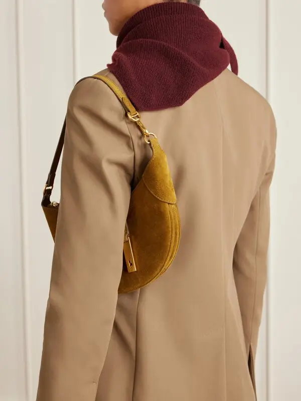 Polo Ralph Lauren Suede Shoulder Bag - Brown