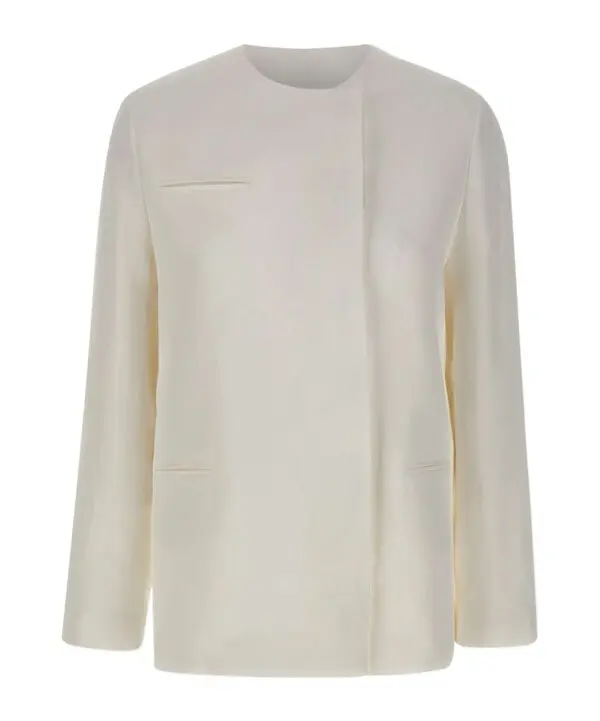 Loulou De Saison Bono Asymmetric Jacket - Ivory
