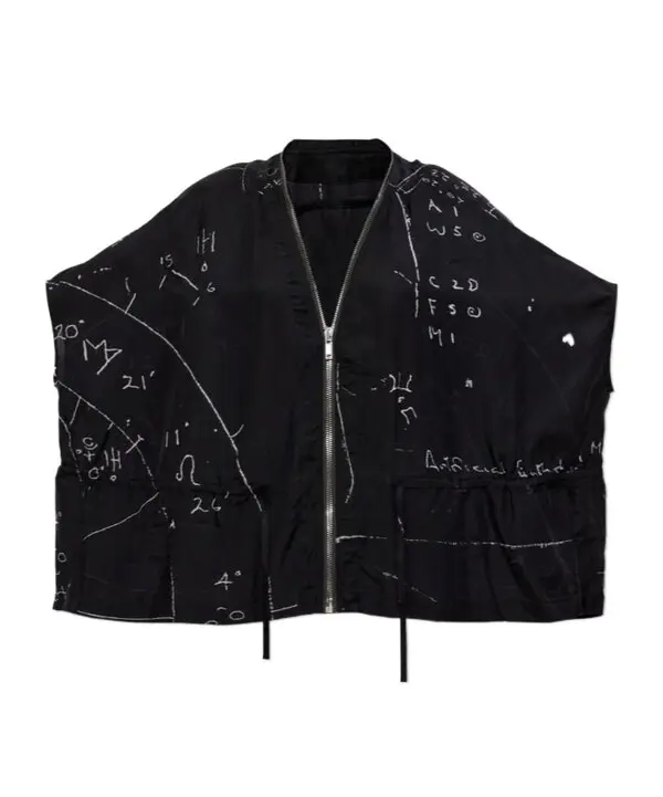 Rick Owens Printed Zip-front Jacket