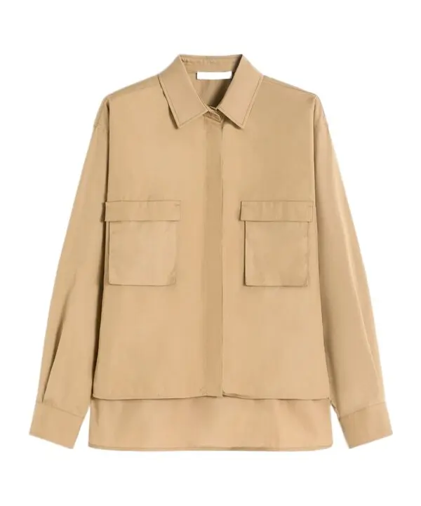 Max Mara Flap-pocket Cotton Shirt