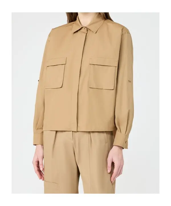 Max Mara Flap-pocket Cotton Shirt