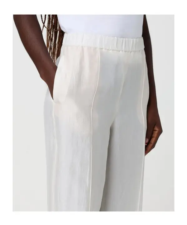 Fabiana Filippi Elastic Waist Straight Leg Pants