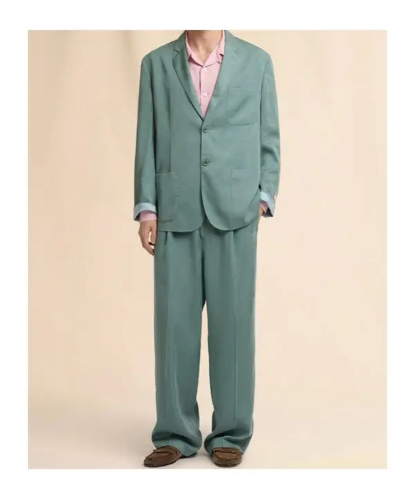 Marni Single-breasted Satin Jacket - Green