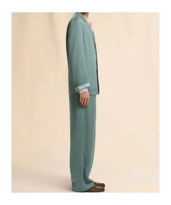 Marni Single-breasted Satin Jacket - Green