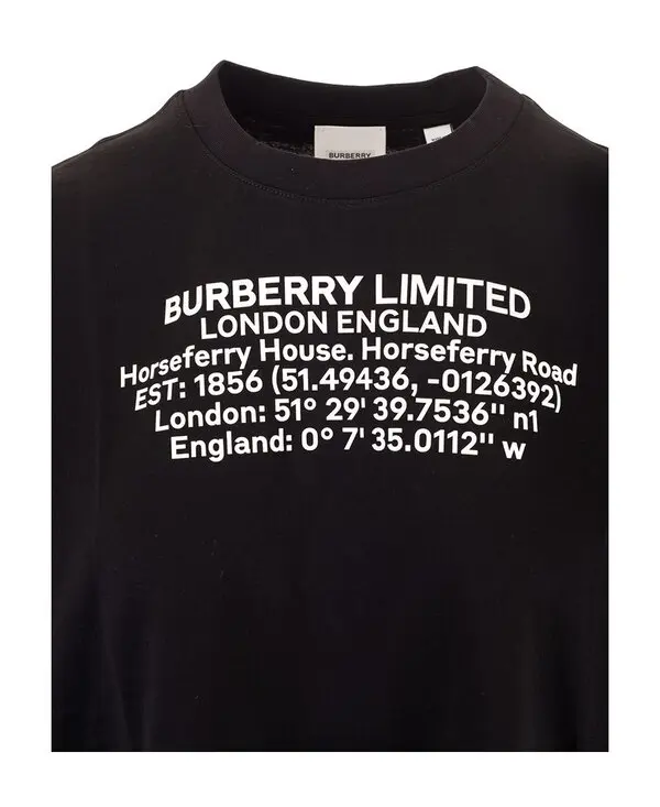 Burberry Location Print T-shirt