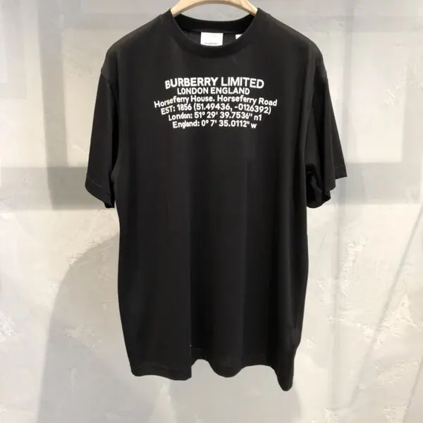 Burberry Location Print T-shirt
