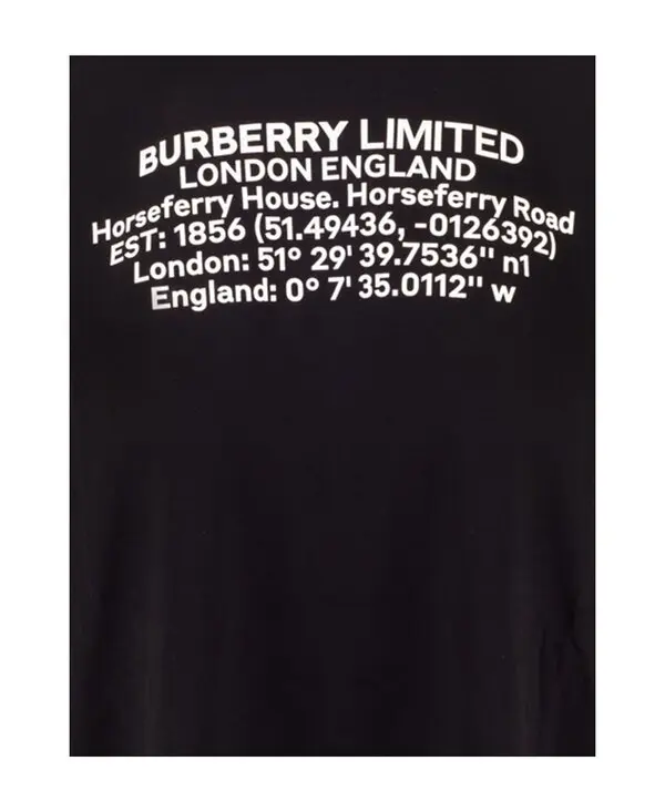 Burberry Location Print T-shirt