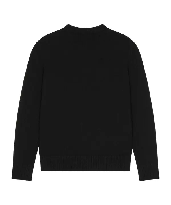 Givenchy Paris Signature Embroidered Knitted Jumper - Black