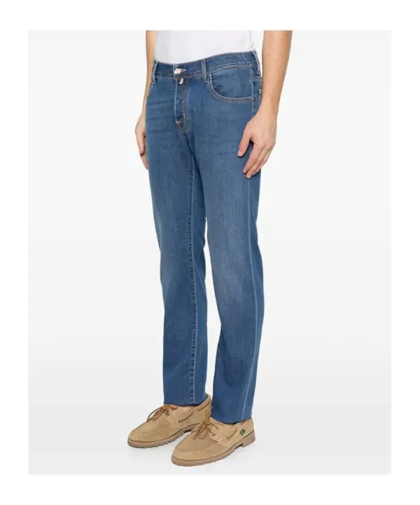 Jacob Cohen Nick Tonal Stitched Jeans - Blue
