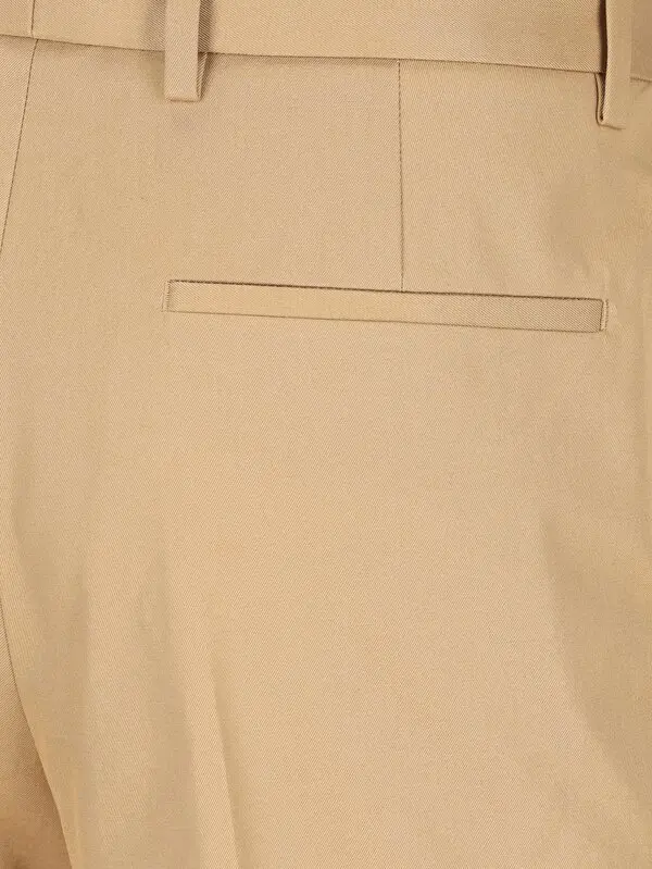 Gucci Twill Detailed Pants - Beige