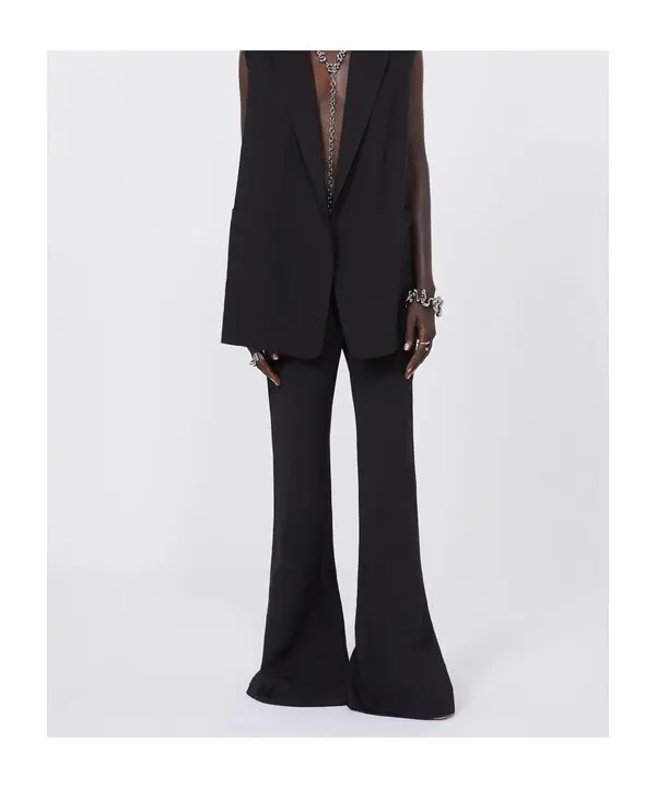 Sportmax Belt-loop Trousers - Black